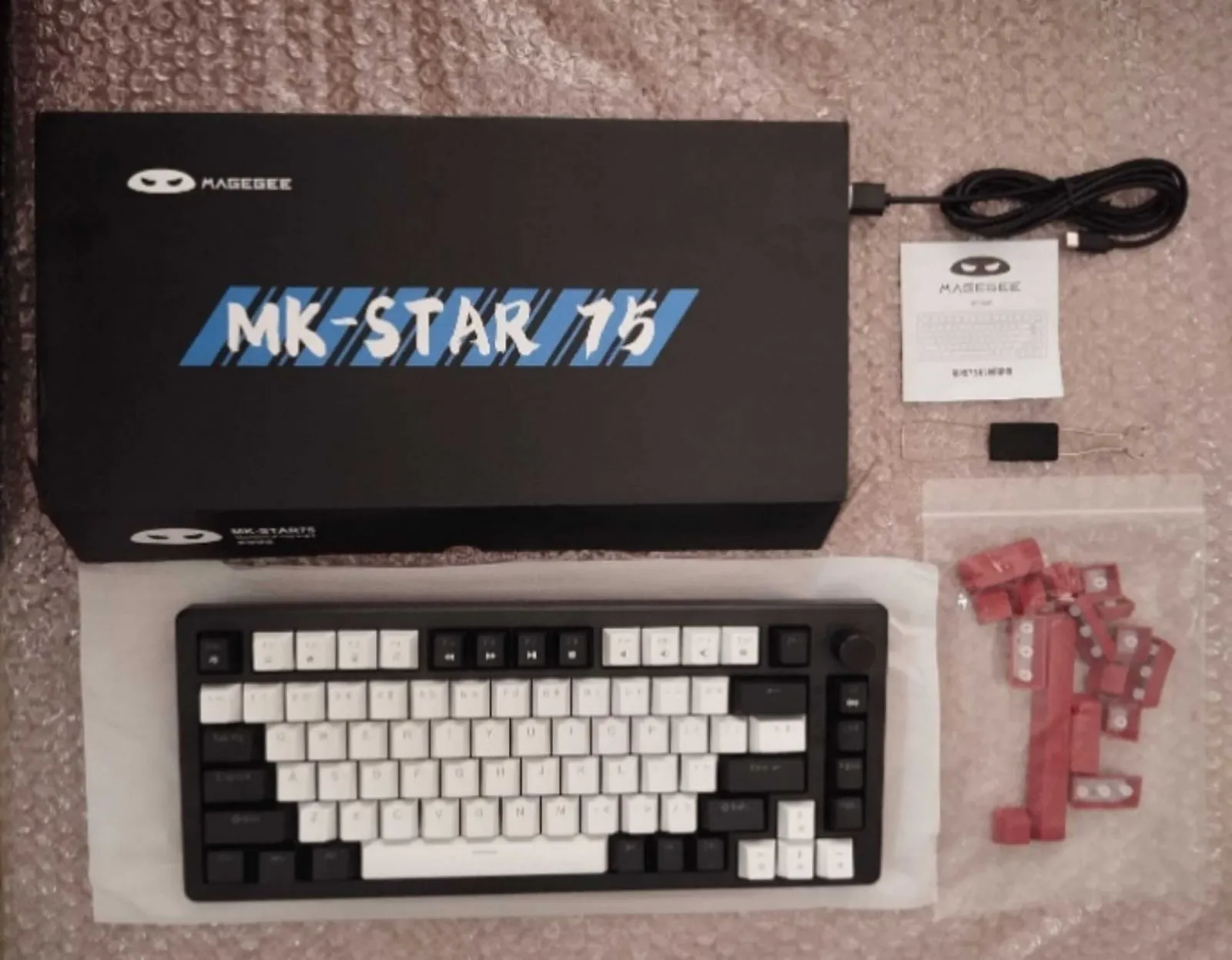 [For Sale] - MageGee MK-STAR 75 Mechanical Keyboard - Red switches ...